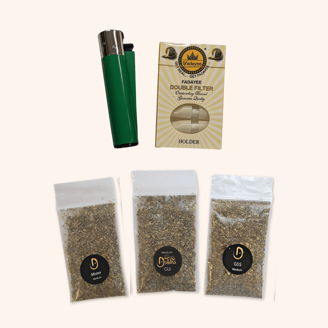 Essentials Range of Medium Dokha Samples | Arabic tobacco | Enjoy Dokha